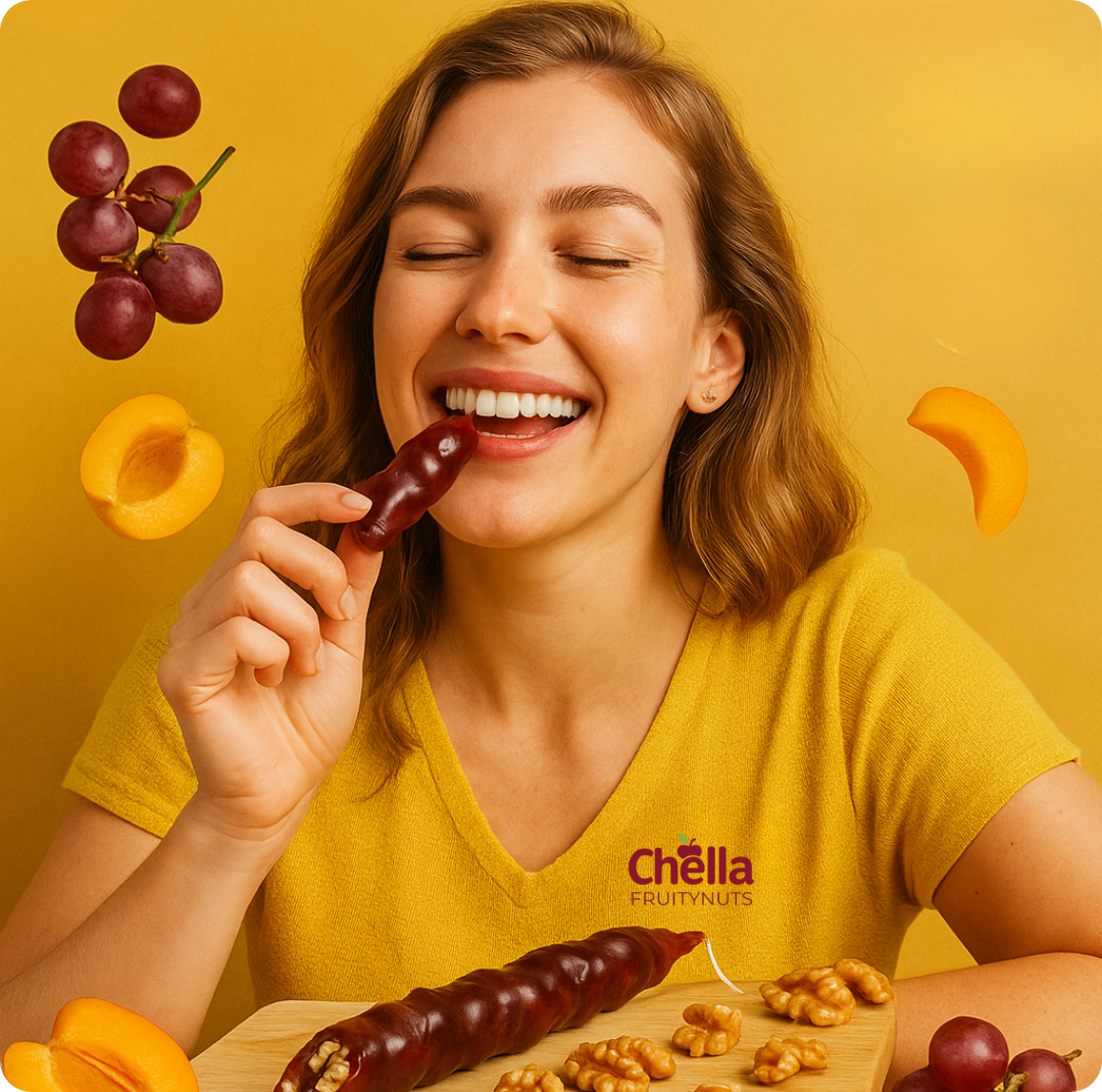 Chella FruityNuts™ Healthy Natural Sugar Free Snacks: Bar, Churchkhela ...